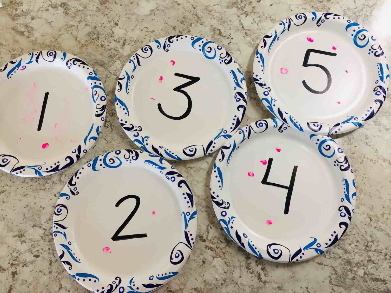 Finger Paint Counting Activity Simple for Preschoolers - HOAWG