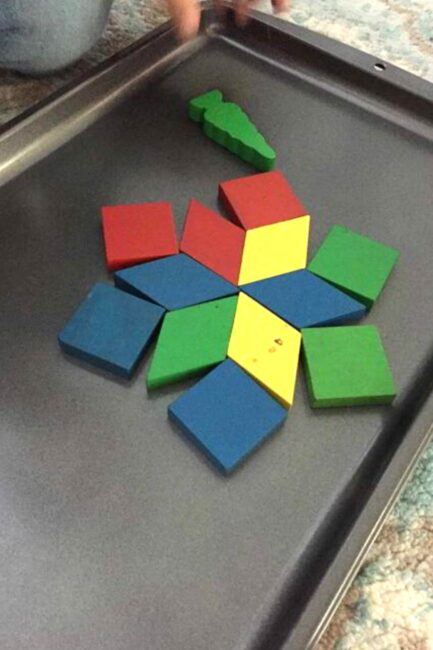 Pattern Blocks & Task Cards from Simplify Live Love