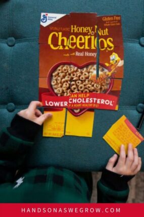 Simple Cereal Box Math Puzzle Search and Solve for Kids | HOAWG