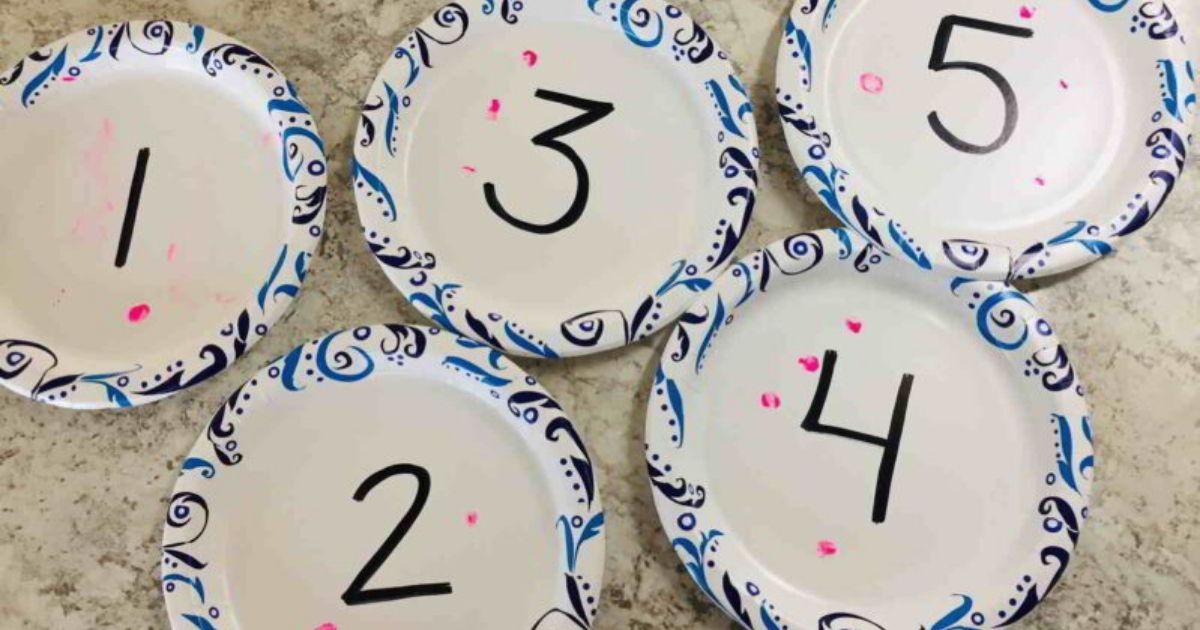 Finger Paint Counting Activity Simple for Preschoolers - HOAWG