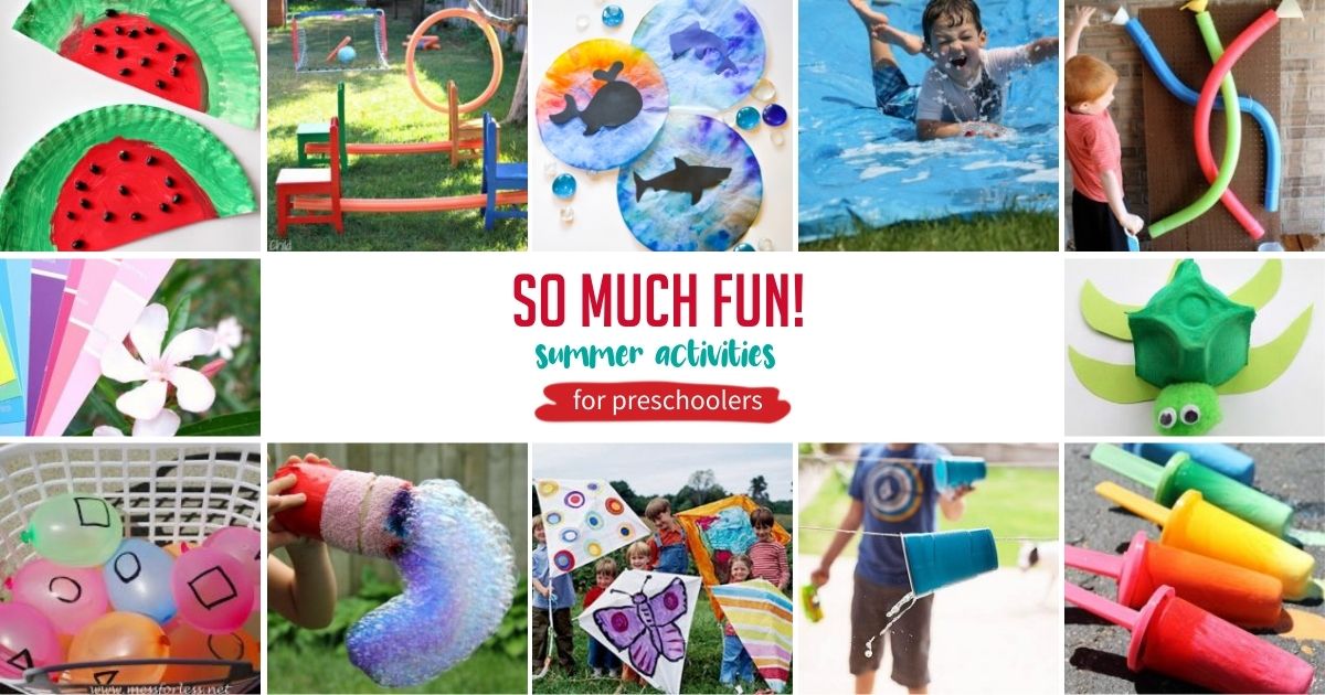 So Much Fun! Simple Summer Activities for Preschoolers | HOAWG