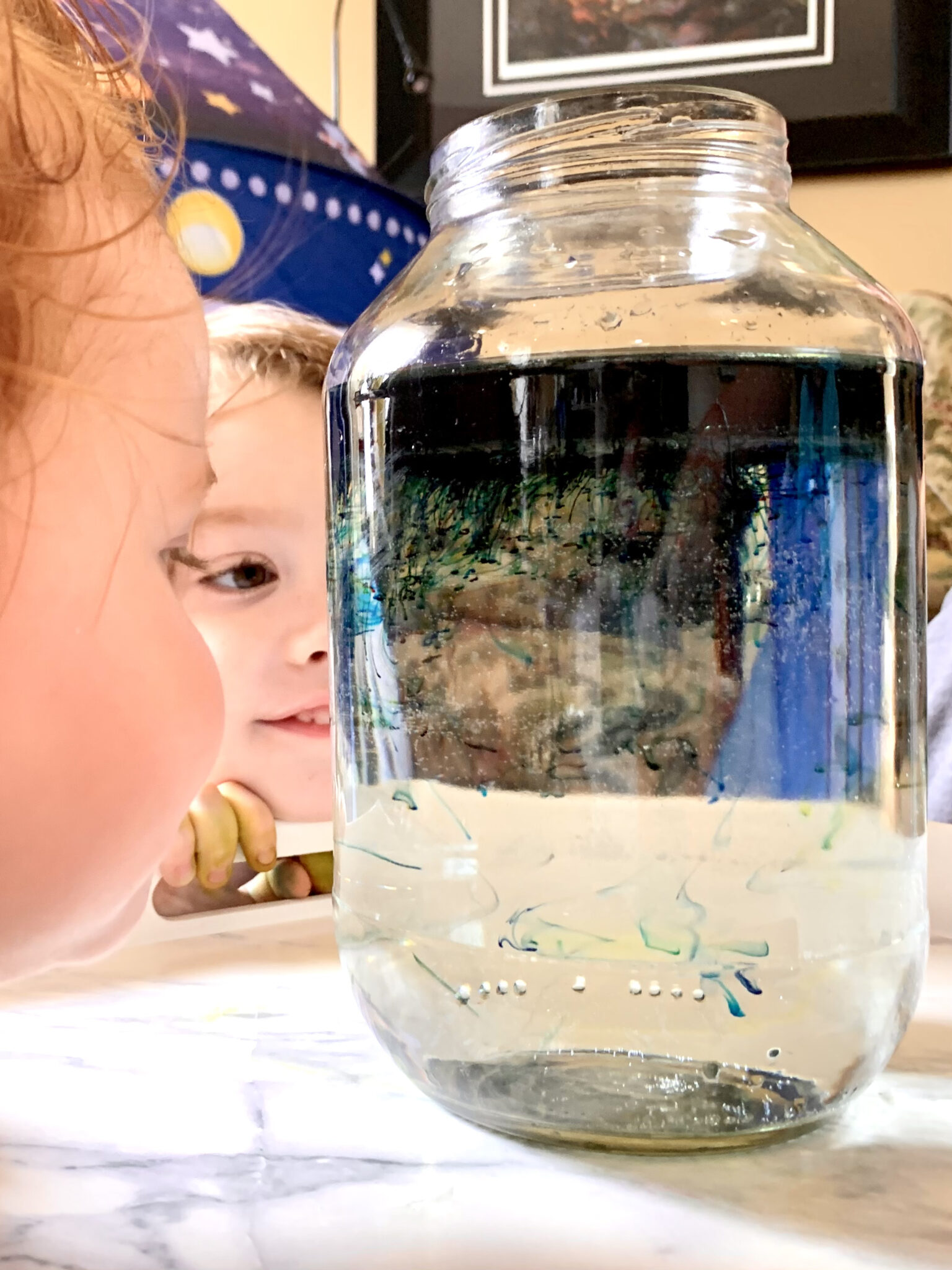 Shooting Stars Galaxy In A Jar Simple Space Experiment For Kids