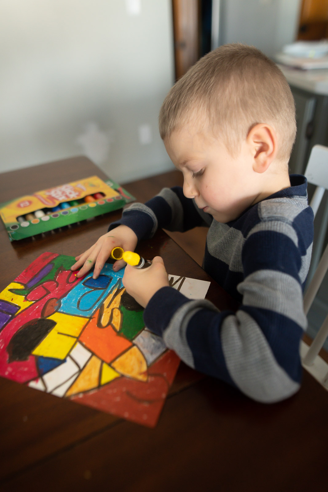 Alphabet Art Project Paired with Chicka Chicka Boom Boom!