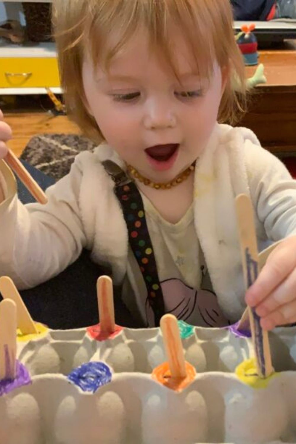 Simple Toothpick Activity for Fine Motor Skills - Hands On As We Grow®