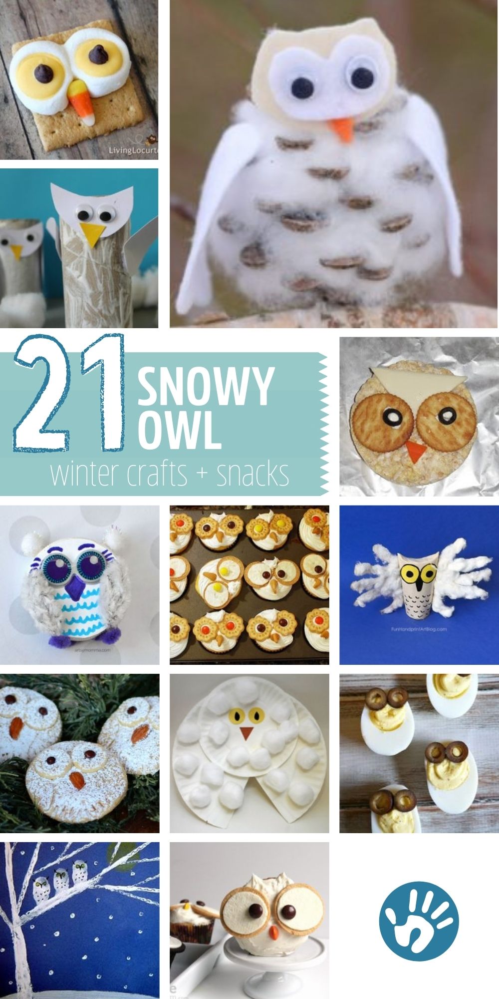 21 Snowy Owl Crafts and Snacks for Kids to Make This Winter | HOAWG