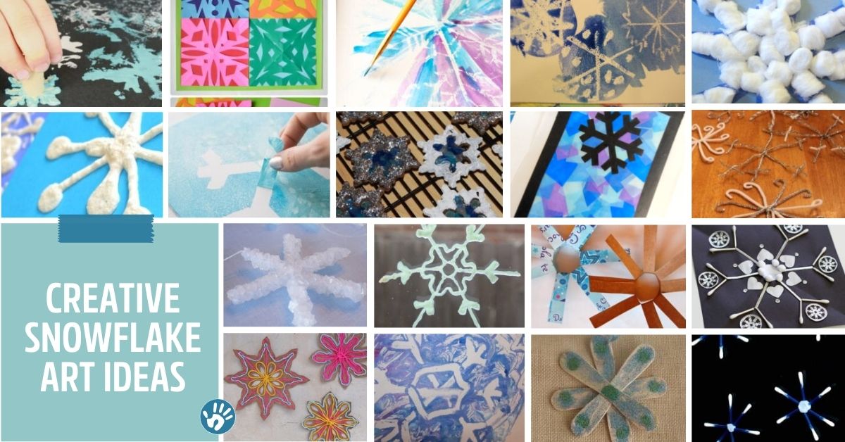 30+ Easy Snowflake Crafts Kids Will Love to Make - HOAWG