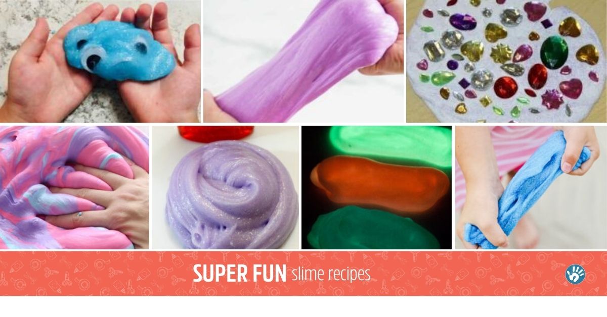 25+ Slime Ideas & Recipes that are Super Slimy, Super Fun