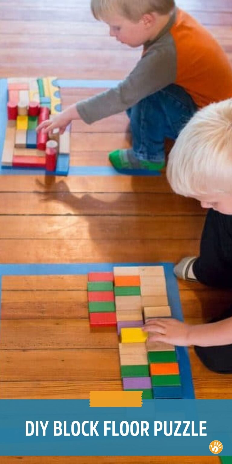 Make Your Own Puzzle with Blocks! - Hands On As We Grow®