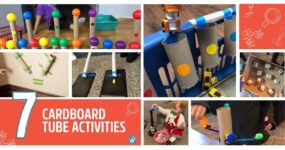 Perfectly Simple Cardboard Tube Activities for the Whole Week - HOAWG