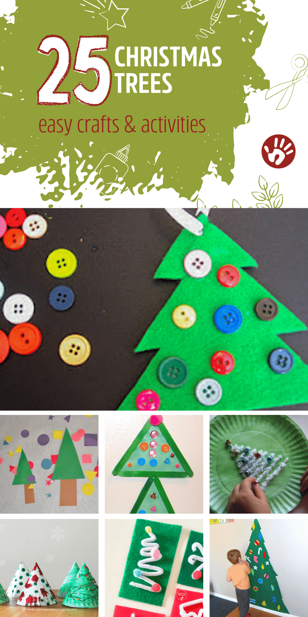 Christmas Tree Crafts & Activities for Kids