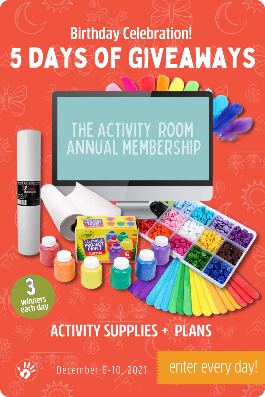 My Birthday Celebration! 5 Days of Giveaways - Hands On As We Grow®