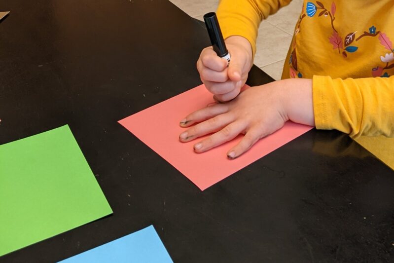 Fun Hand Tracing Activity That Leads To High Fives & Learning Numbers