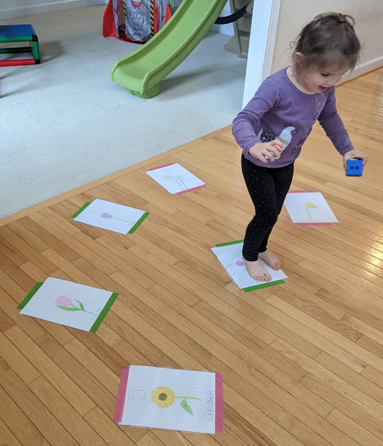 Fun Flower Activity with Counting & Jumping - Hands On As We Grow®
