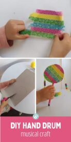 How to Make a Simple DIY Hand Drum Craft for Kids - HOAWG