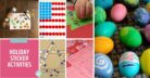 24 Simple Sticker Activities for Sticky Play Without the Mess