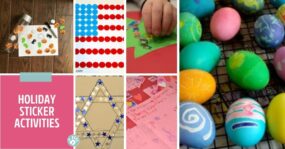 24 Simple Sticker Activities for Sticky Play Without the Mess