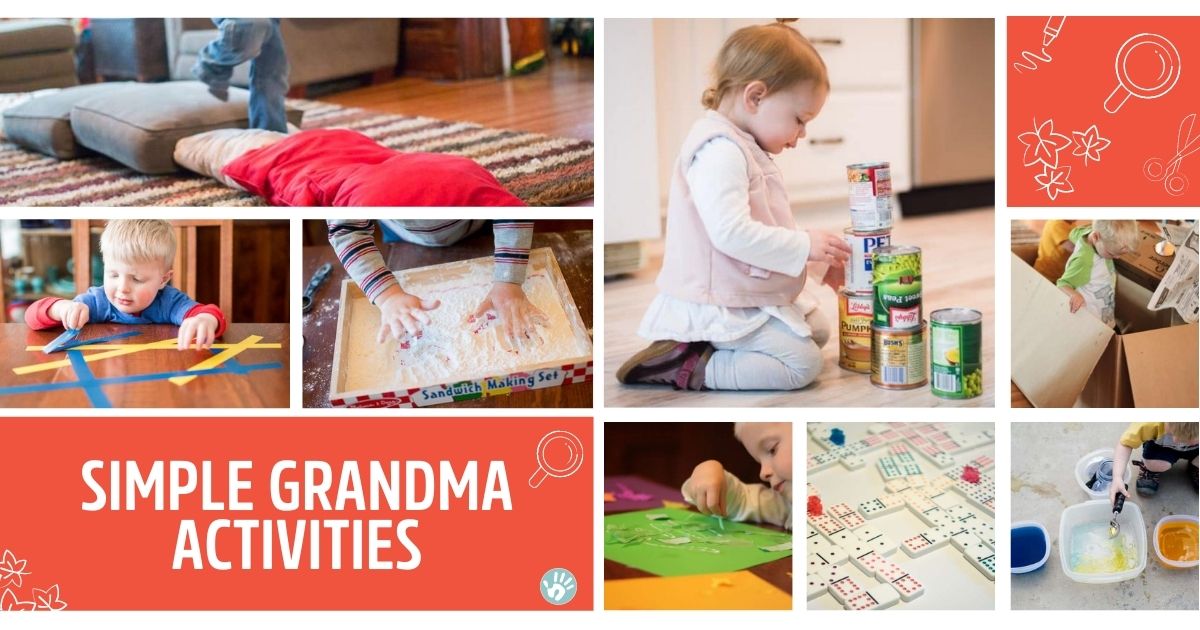 Grandma Activities with the Most Basic Supplies that She has on Hand