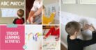 24 Simple Sticker Activities for Sticky Play Without the Mess