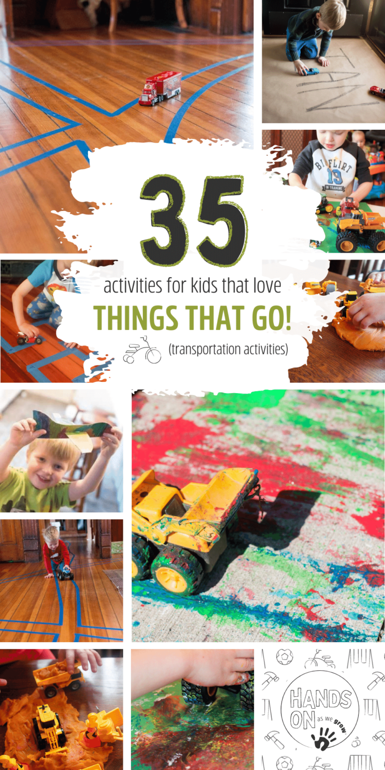 35 Vehicle Activities for Preschoolers! Transportation & All Things ...