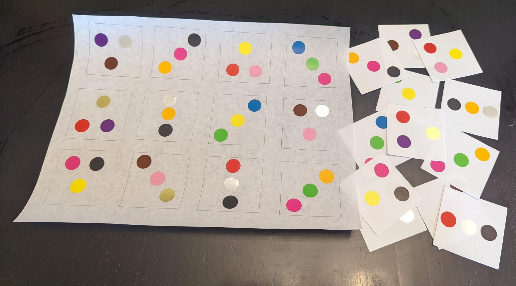 Visual Discrimination Activity With Dot Stickers That's Simple & Fun