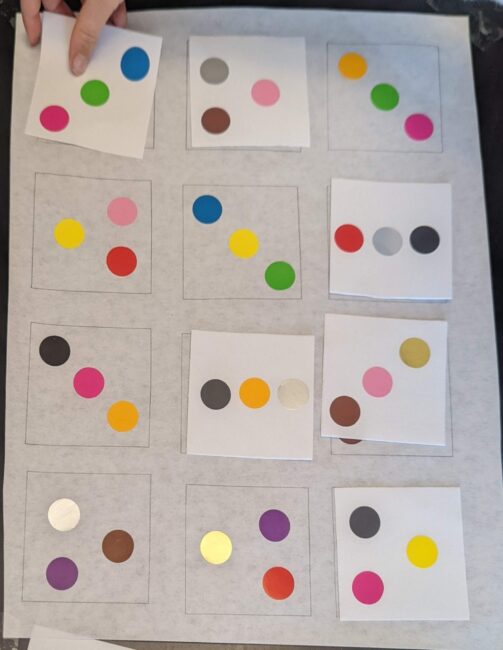 Visual Discrimination Activity With Dot Stickers That's Simple & Fun