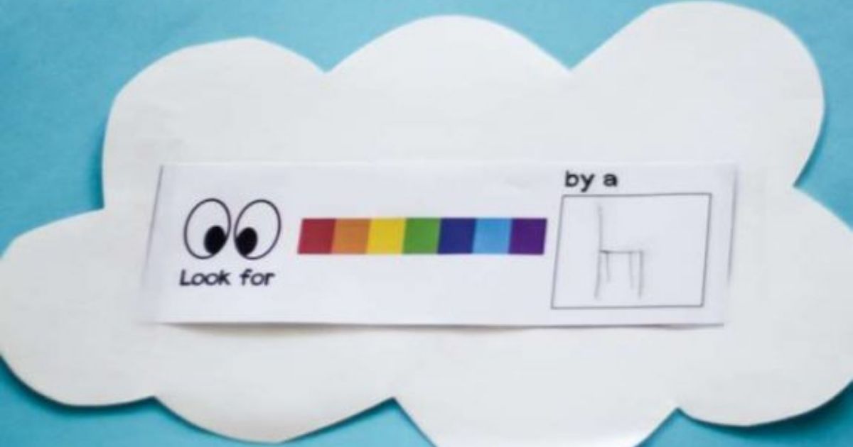 Colorful Rainbow Scavenger Hunt with Printable Clues for Easy Setup
