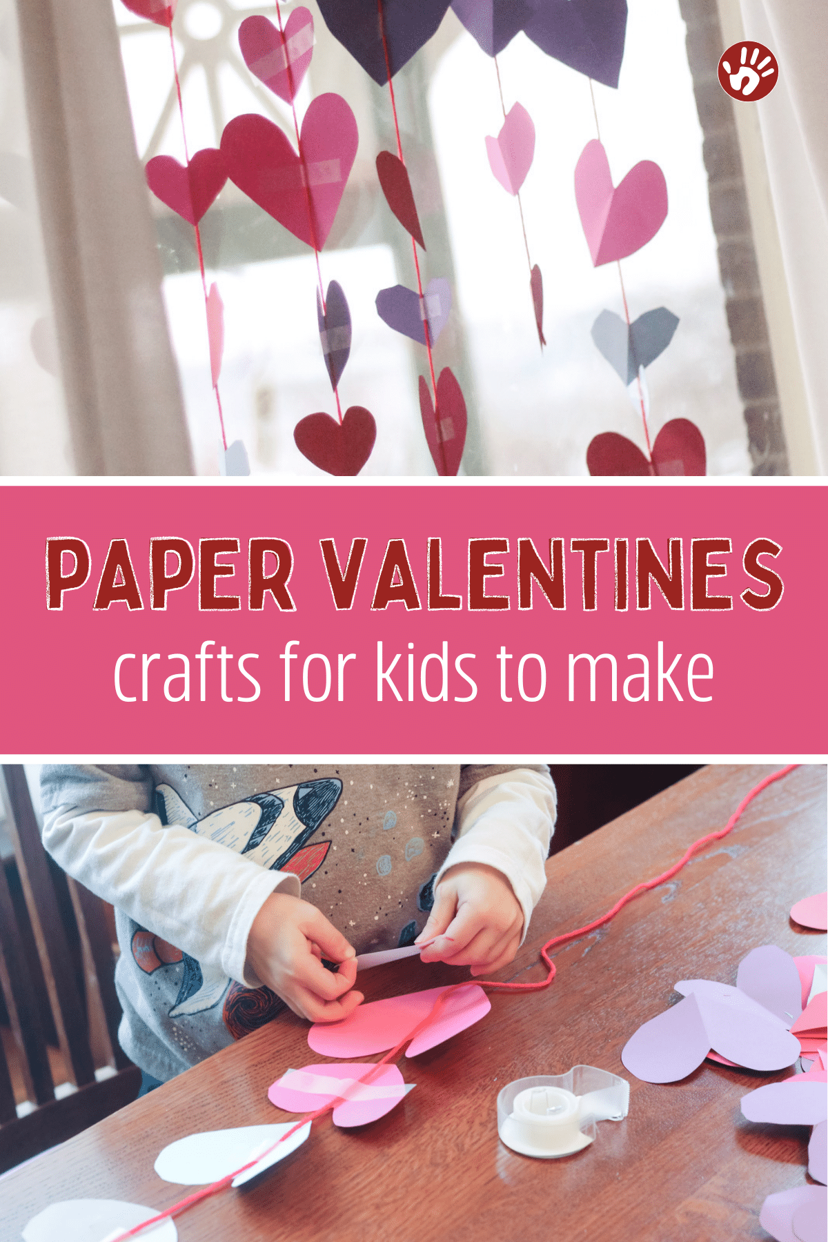 Paper Valentine's Crafts Kids Think Are Cute - Hands On As We Grow®