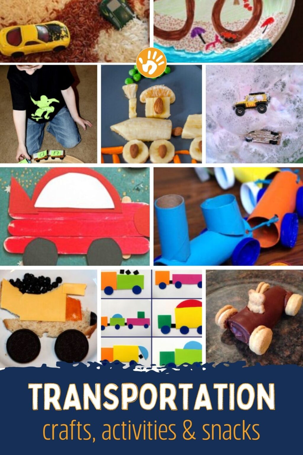 Tons of Transportation Theme Crafts, Activities, and Snacks - HOAWG