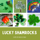Lucky Shamrock Crafts for Kids - Hands On As We Grow®