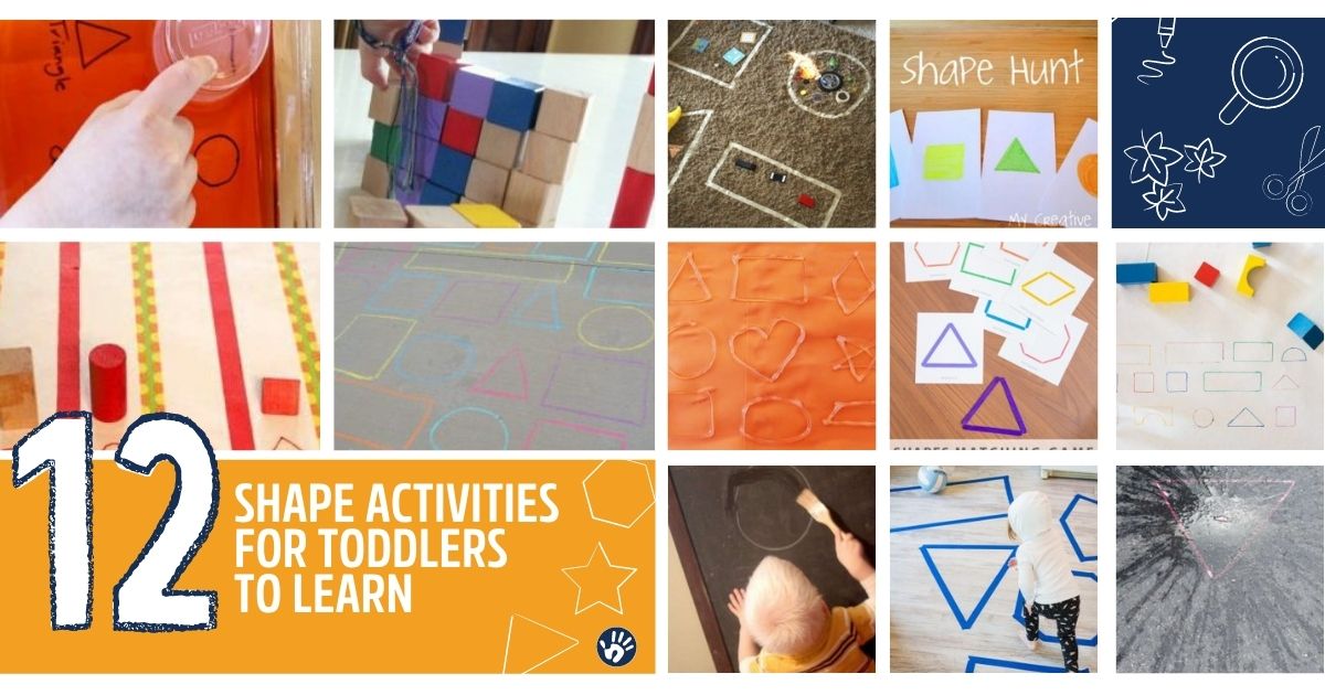 12 Shape Activities for Toddlers! It's Hip to be Square! - HOAWG