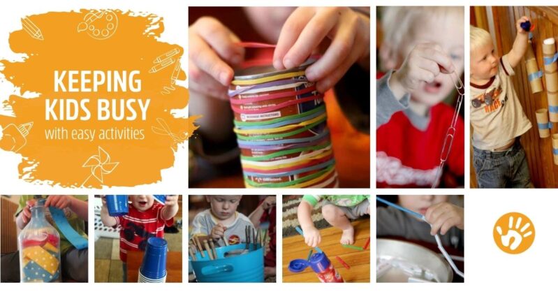 Keeping Kids Busy with Easy Activities | hands on : as we grow