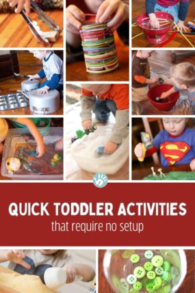 Quick Toddler Activities That Require No Setup