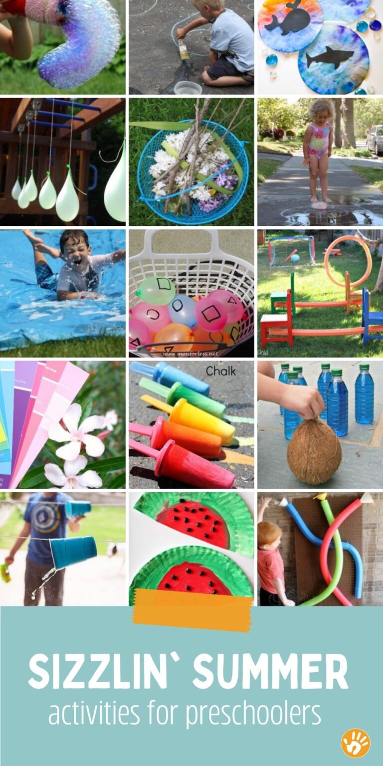 Sizzlin' Summer Activities for Preschoolers That Are So Much Fun!
