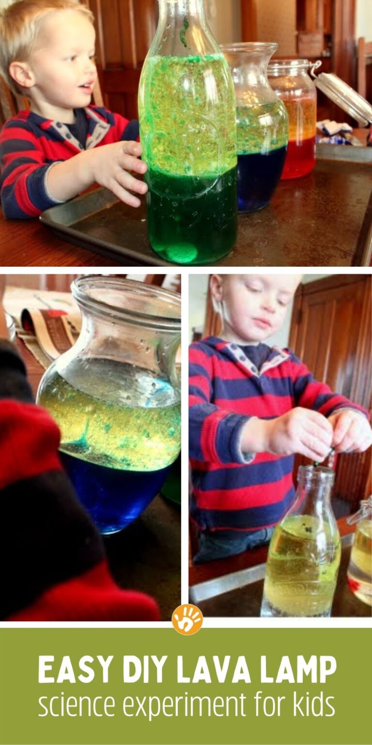 Easy DIY Lava Lamp Science Experiment for Kids - Hands On As We Grow®