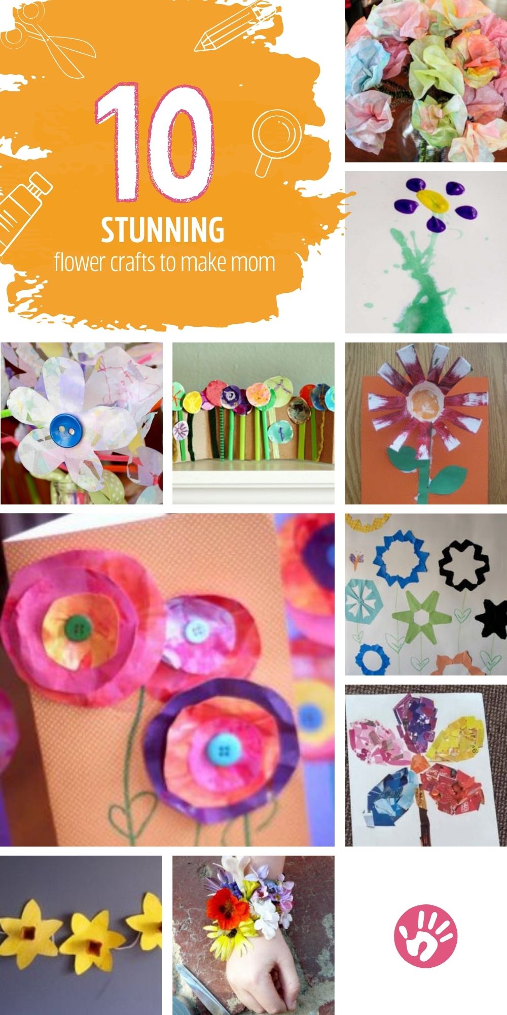 10 Fun Flower Crafts for Mother's Day | hands on : as we grow