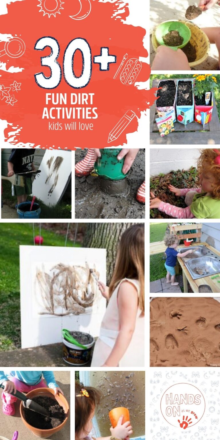 30+ Fun Activities for Kids to Play in the Dirt | Hands On As We Grow®