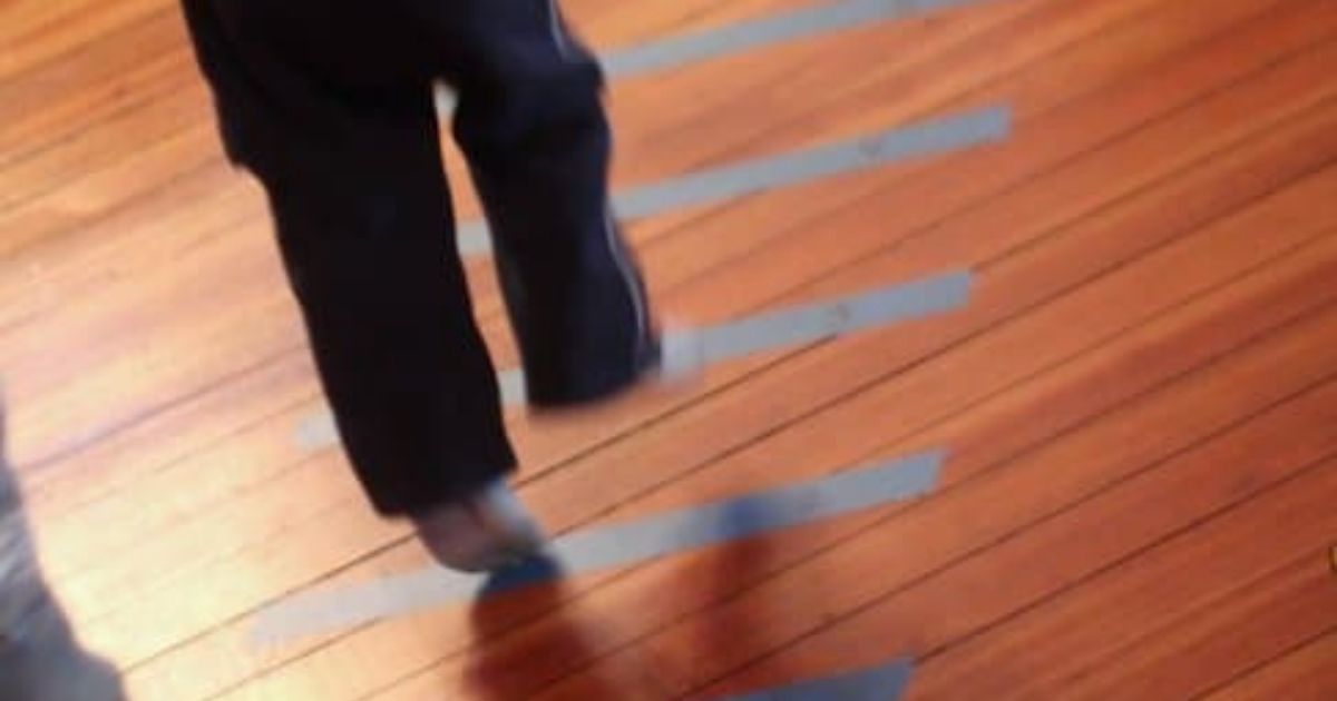 The Active Tape Jumping Game! A Quick Gross Motor Activity for Kids