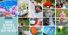 39 Ways for Kids to Beat the Heat with Ice & Water Activities