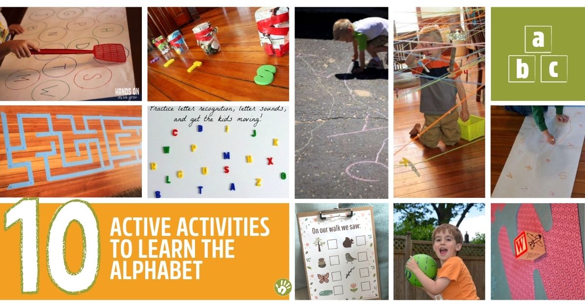 10 Active Activity Ideas To Learn The Alphabet Claraeon