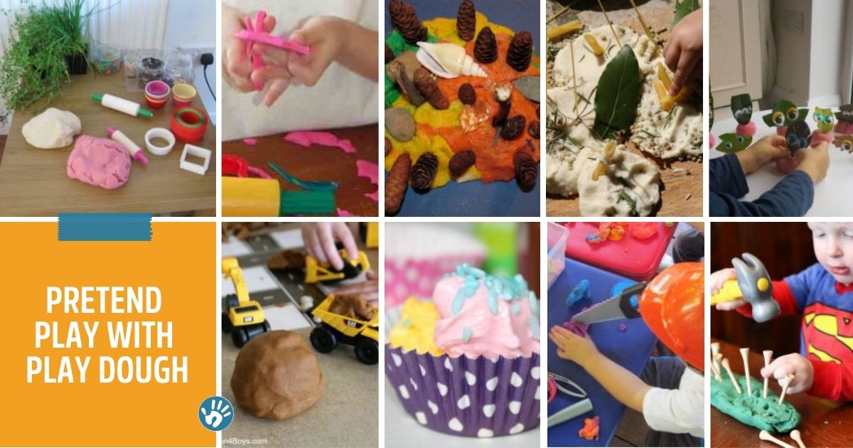 35+ Things to Make with Play Dough: Pretend, Create, Learn - Fine Motor