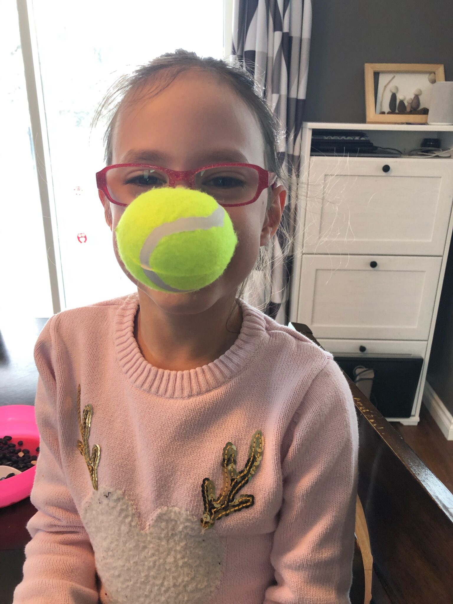 CHOMP! Feed the Tennis Ball Pac-Man! A Squeezing Fine Motor Activity