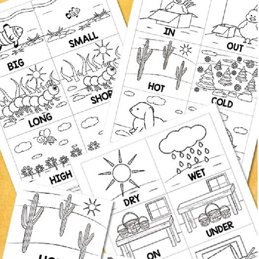 30+ Opposite Activities for Preschoolers to Help with Directions ...