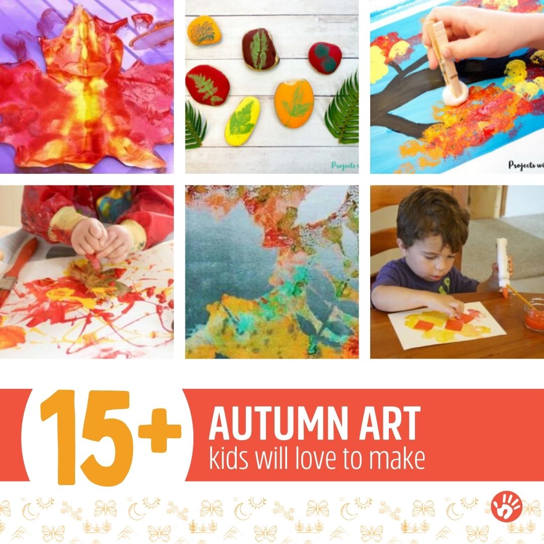 15+ Colorful Autumn Art for Kids They Will Love! - HOAWG