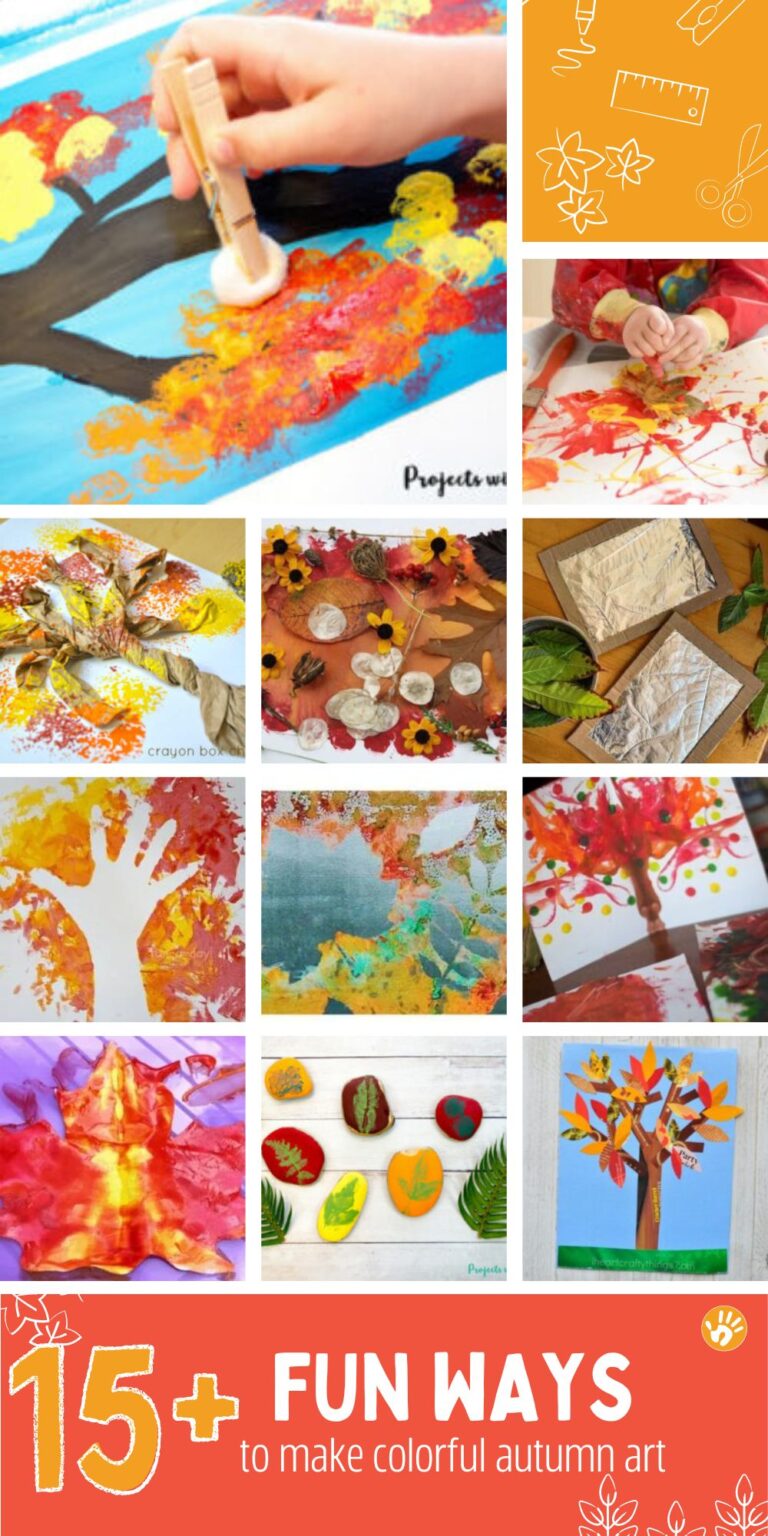 15+ Colorful Autumn Art for Kids They Will Love! - HOAWG
