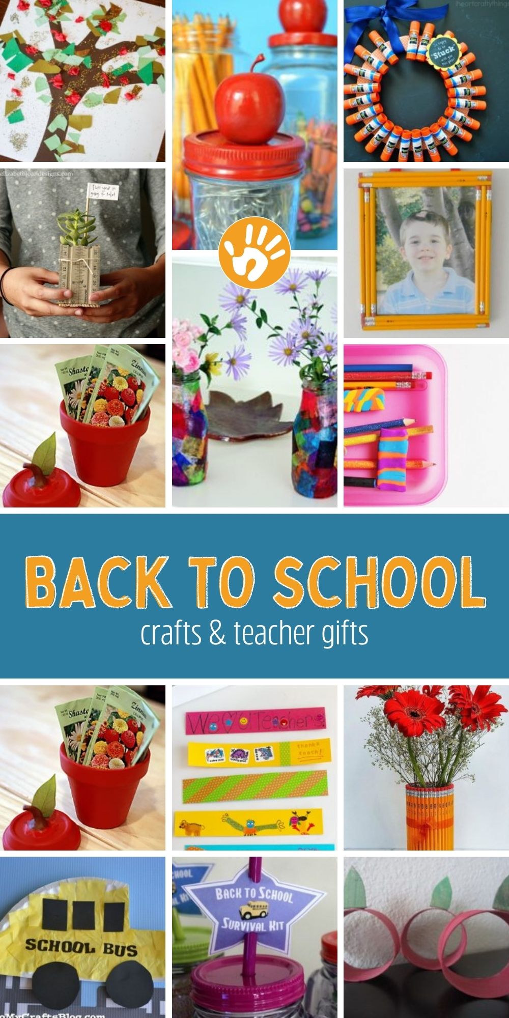 Back to School Crafts and Teacher Gifts - Hands On As We Grow®