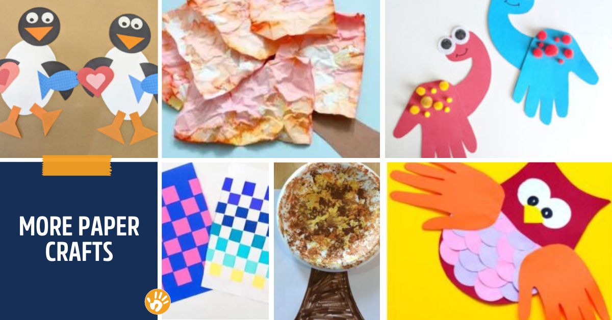30 Paper Crafts for Kids! Tear It, Chain It, Twirl It, Quill It & More!