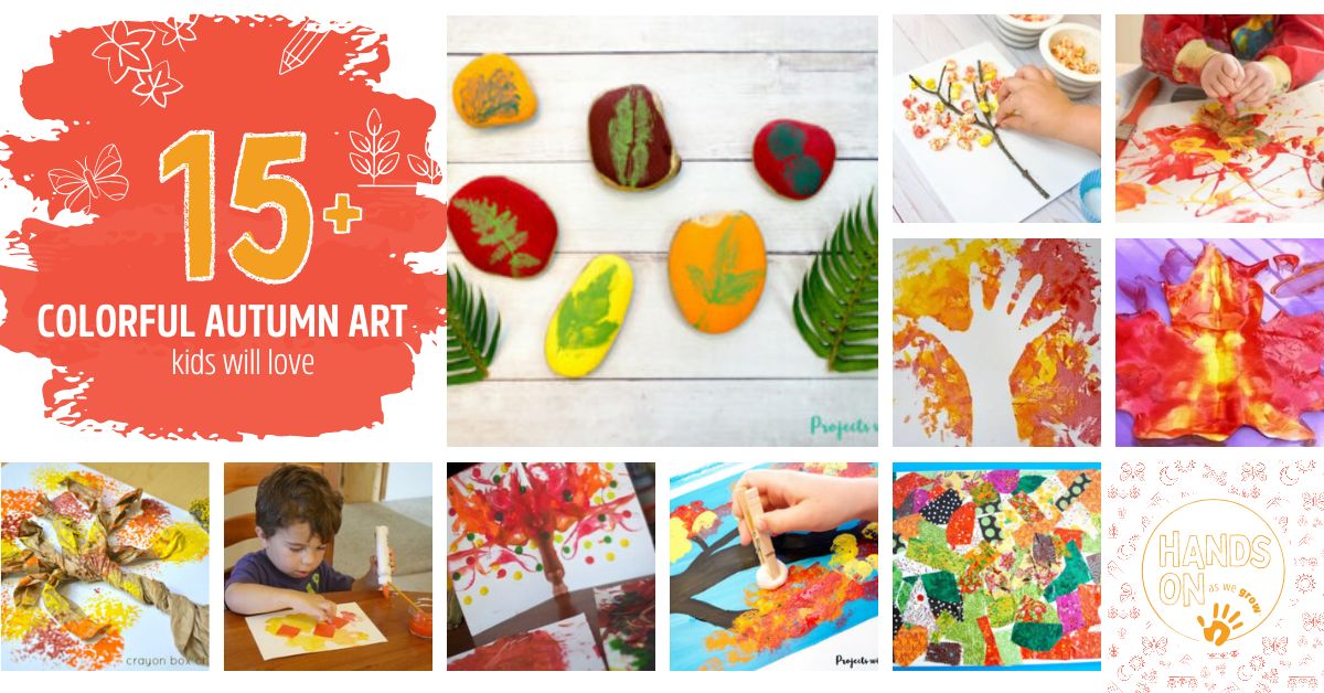 15+ Colorful Autumn Art for Kids They Will Love! - HOAWG