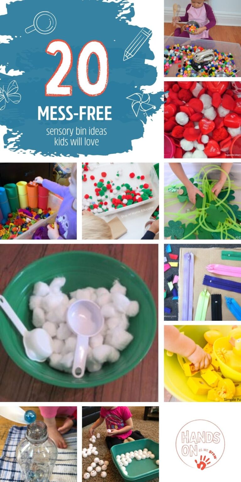 20 Mess-Free Sensory Bin Ideas Your Kids Are Going To Love