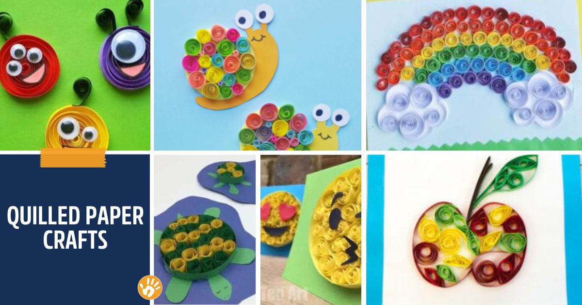 30 Paper Crafts for Kids! Tear It, Chain It, Twirl It, Quill It & More!