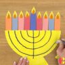 42 Simple Hanukkah Crafts for Kids to Celebrate! Dreidels, Menorahs & More!